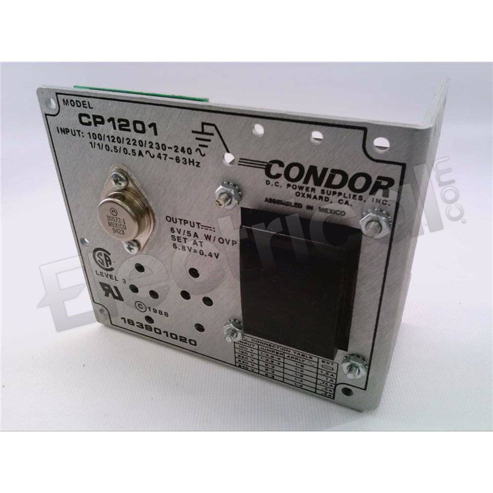 Condor Electronics CP1201 Power Supply Power Supply