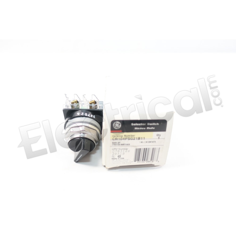 CR104PSG21B11 General Electric CR104P Series Non-Illuminated Selector ...