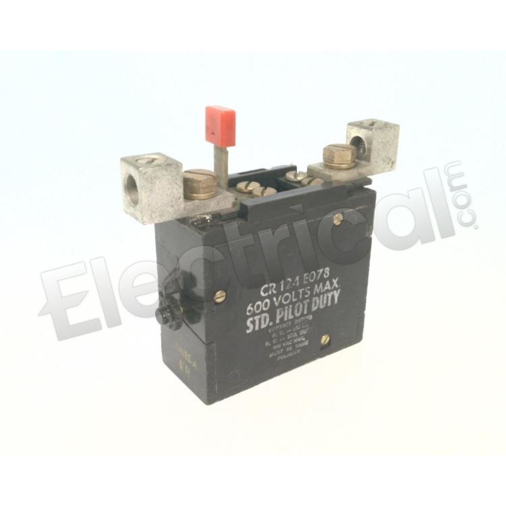CR124E078 General Electric Overload Relay Motor Control