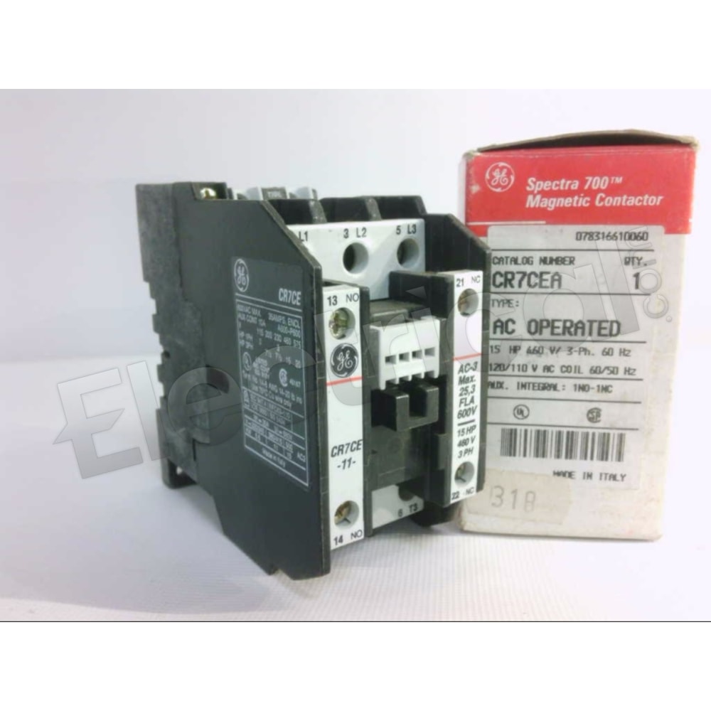 General Electric CR7CEA Contactor Motor Control