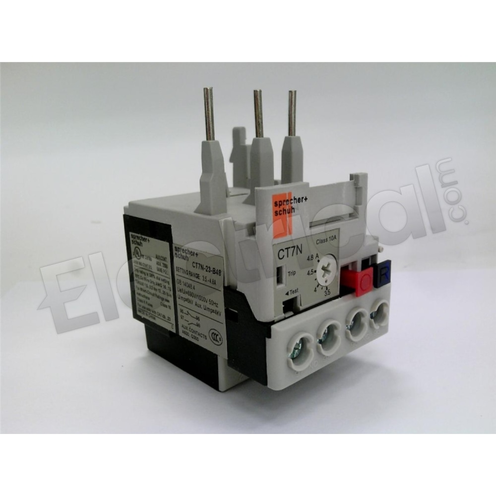 Sprecher & Schuh CT7N-23-B48 Overload Relay Motor Control