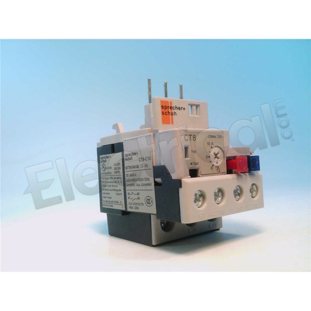 Sprecher & Schuh CT8-C10 Overload Relay Motor Control