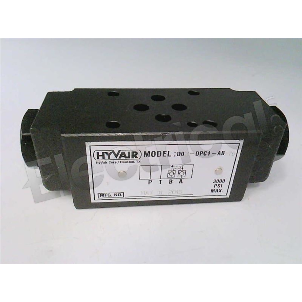 Hyvair D03-DPC1-AB-70 Hydraulic Valve Hydraulic