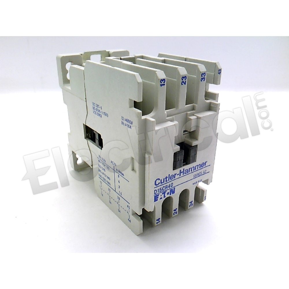 Eaton D15CR40U Contactor Motor Control