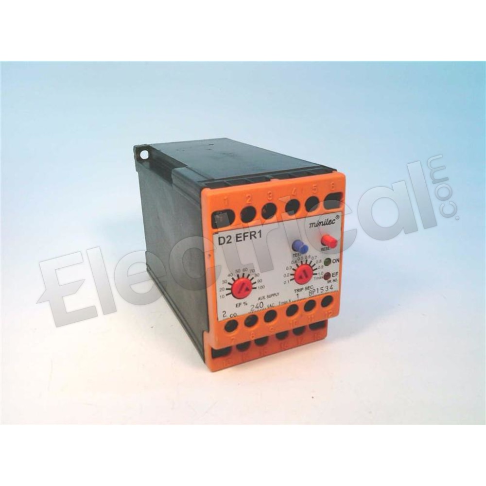 Minilec D2EFR1 Ground Fault Relay Relay