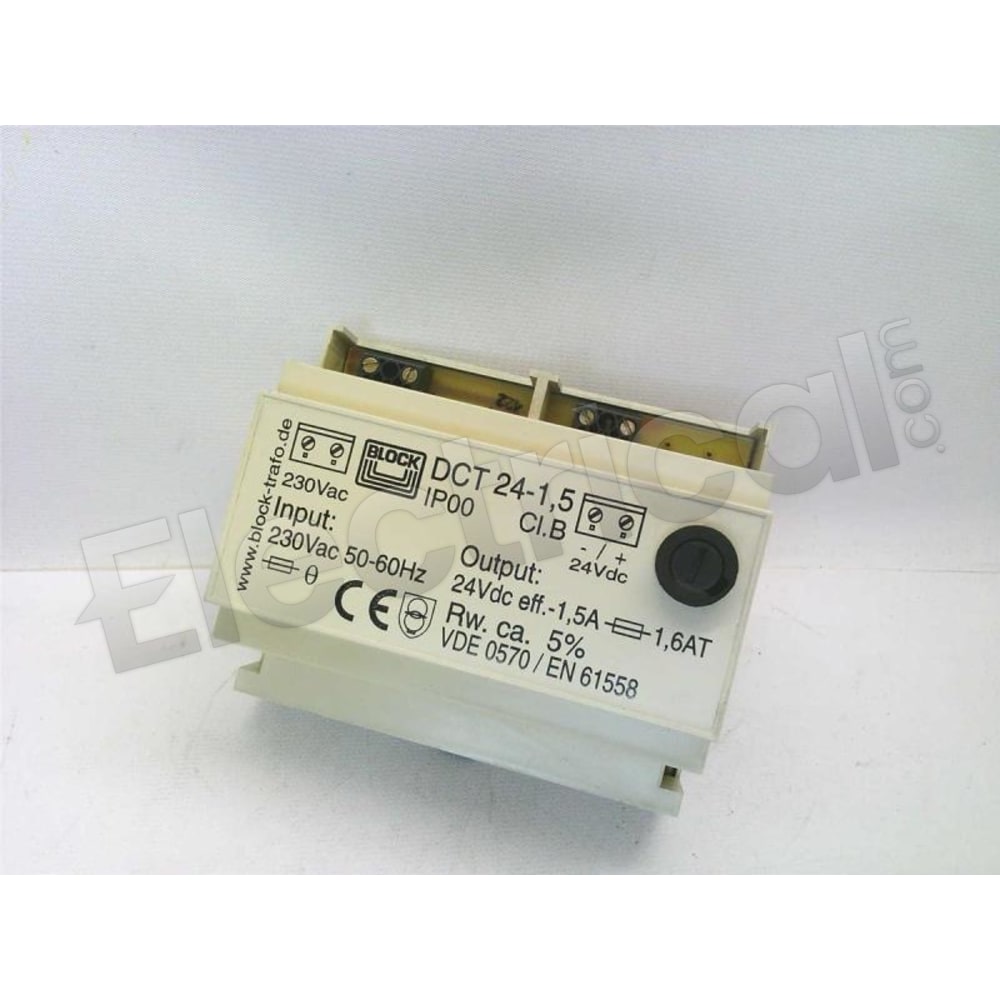 Block DCT 24-0,5 Power Supply Power Supply