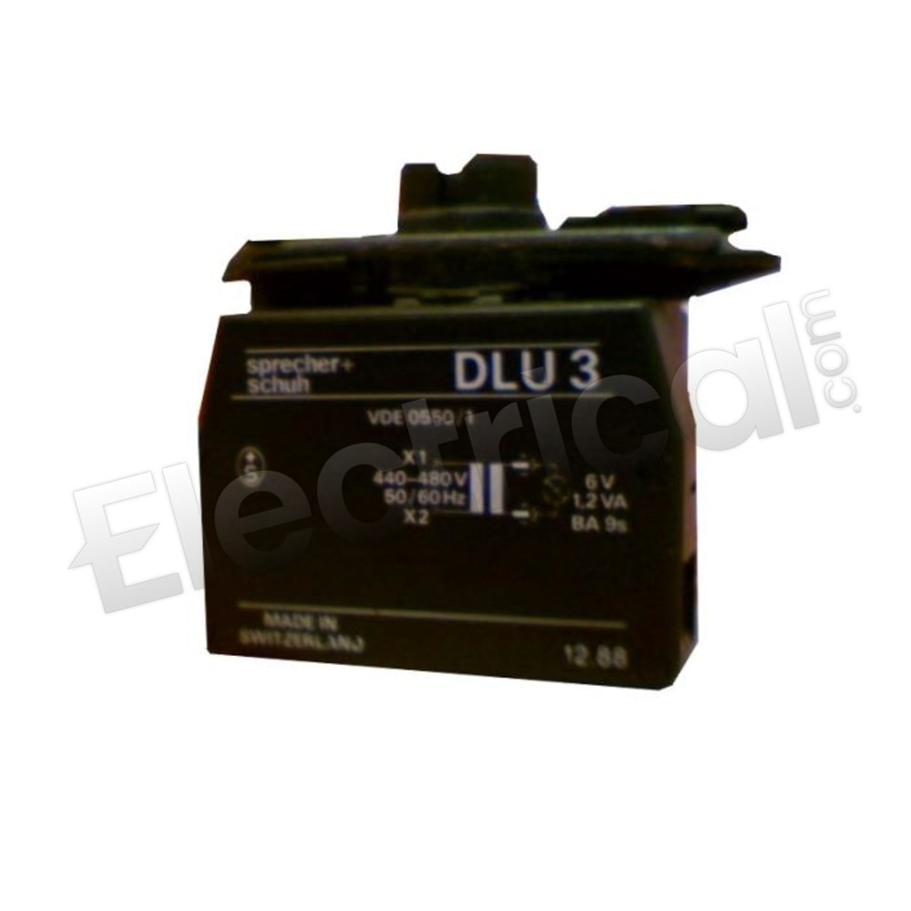 Sprecher & Schuh DLU3 Motor Control Part And Accessory Motor Control