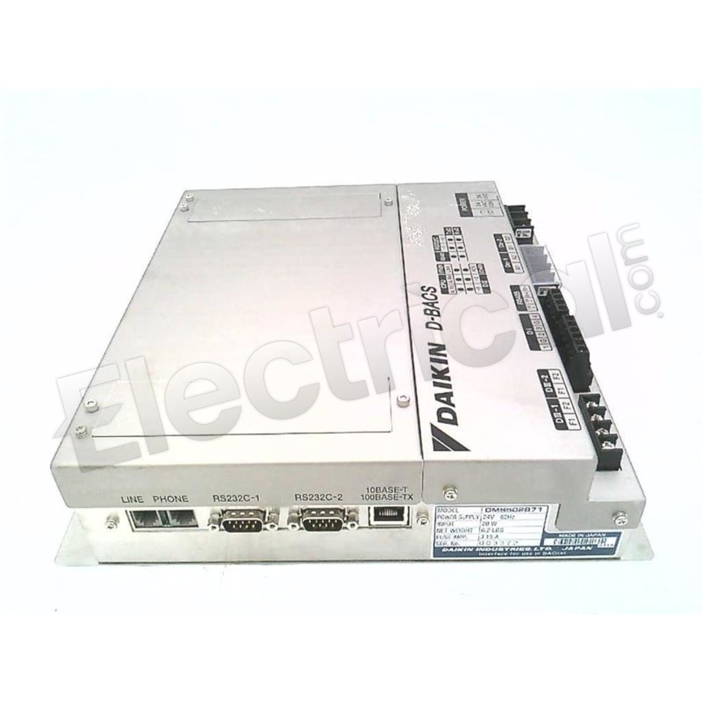 Daikin Industries DMS502B71 Control Automation