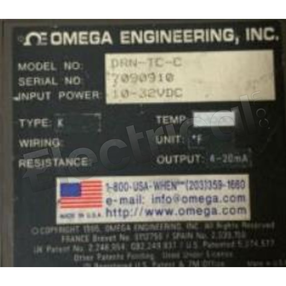 Omega Engineering DRN-TC-C Signal Conditioner/Transmitter Automation