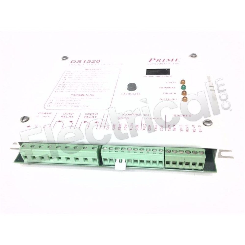 Prime Controls DS1520 Vibration Monitor/Meter Automation