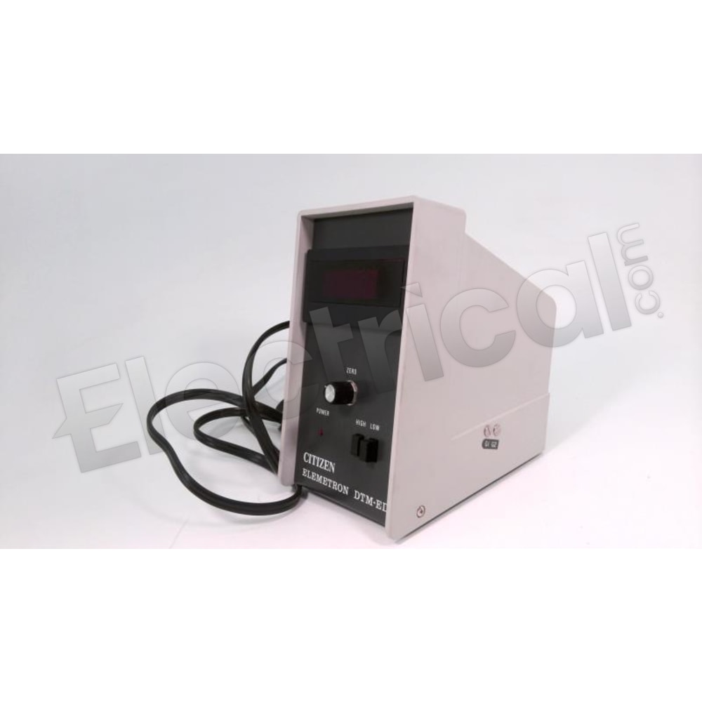 Citizen DTM-ED Micrometer Test Equipment