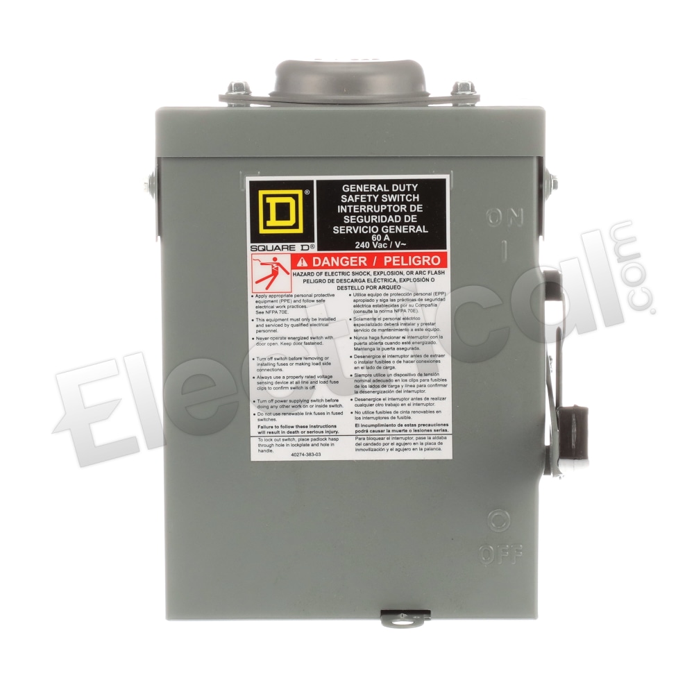 Square D DU222RB Disconnect Switch