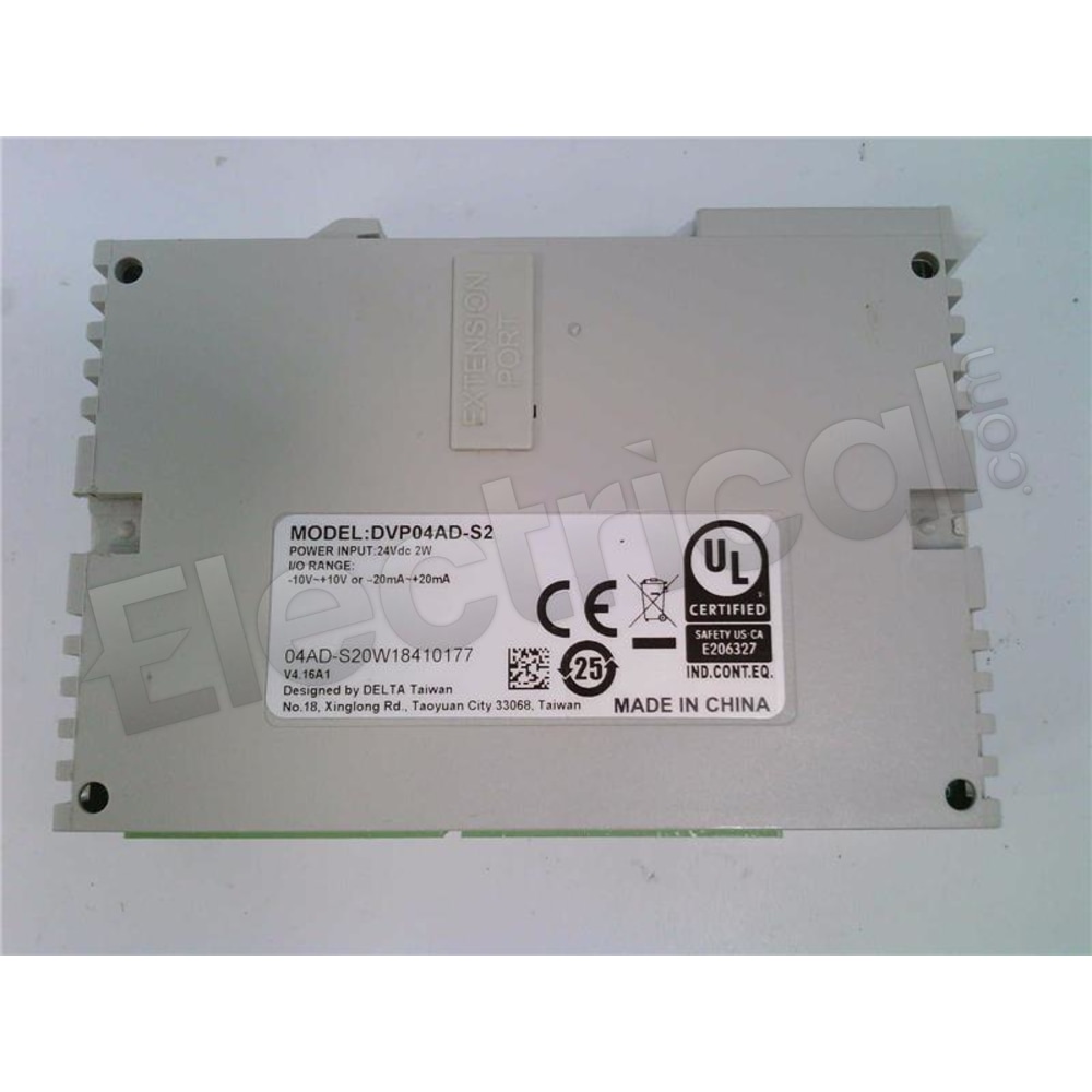 Delta Group Electronics DVP04AD-S2 PLC Module Automation