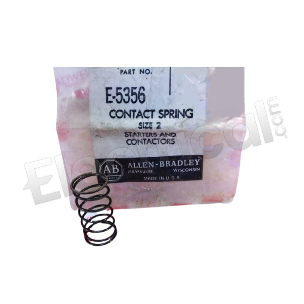 Allen-Bradley E-5356 Contactor And Motor Starter Auxiliary Motor Control