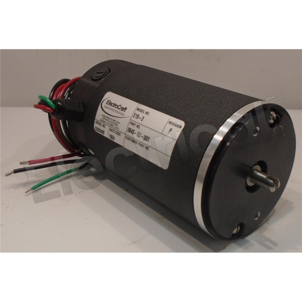 E19-2 ElectroCraft Servo Motor Servo Product