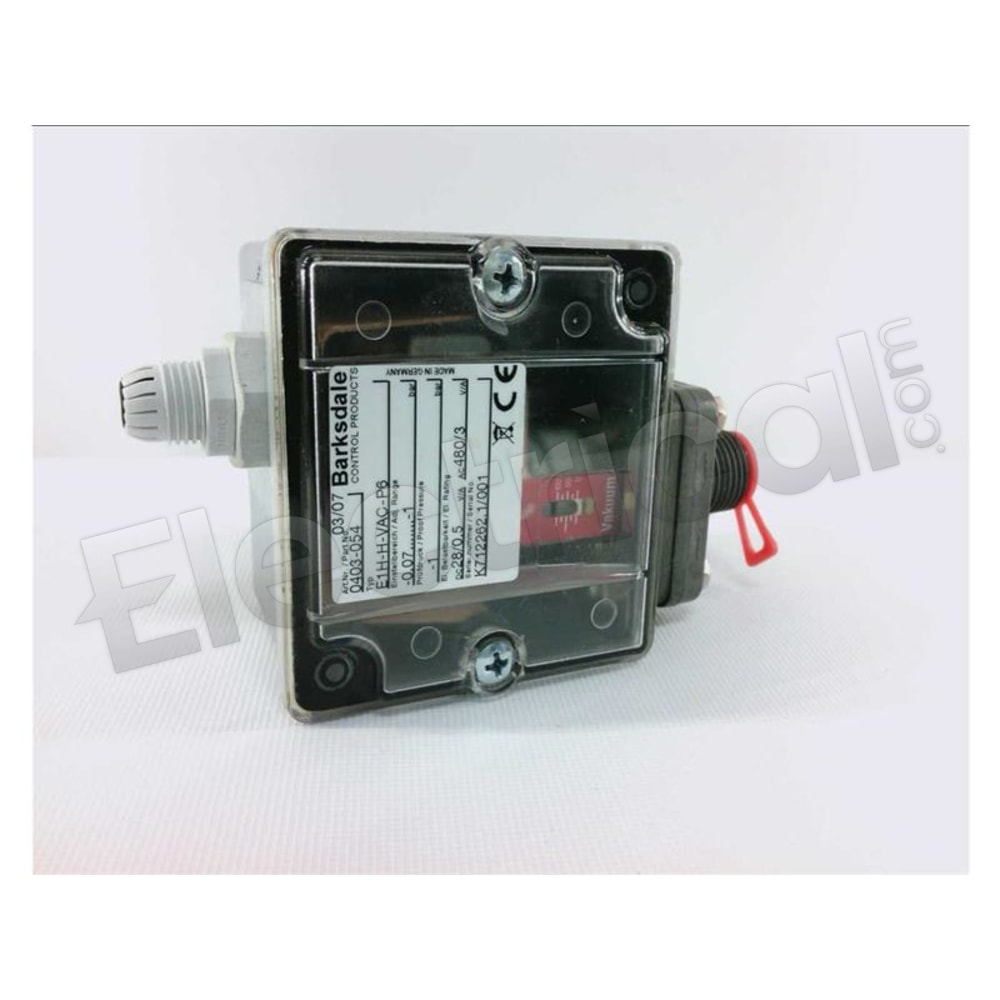 Barksdale E1H-H-VAC-P6 Automation Switch Automation