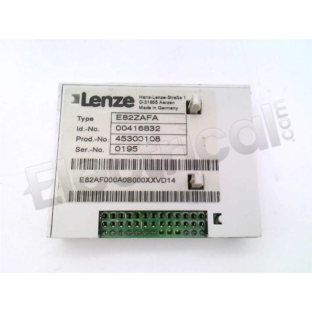 Lenze E82ZAFA PLC Module Automation