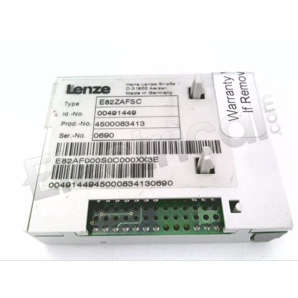 Lenze E82ZAFSC PLC Module Automation
