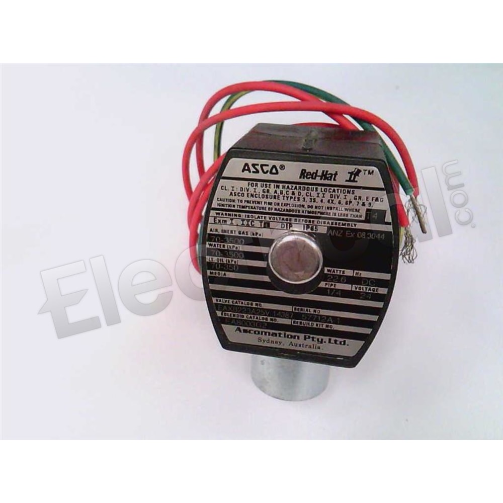 EAXB223A25V ASCO Solenoid Valve Valve