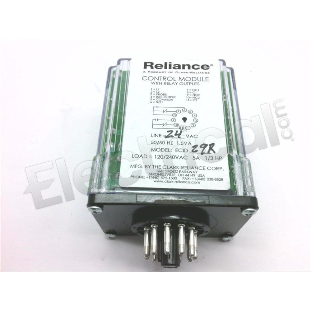 Clark-Reliance ECID-29R Overload Relay Motor Control