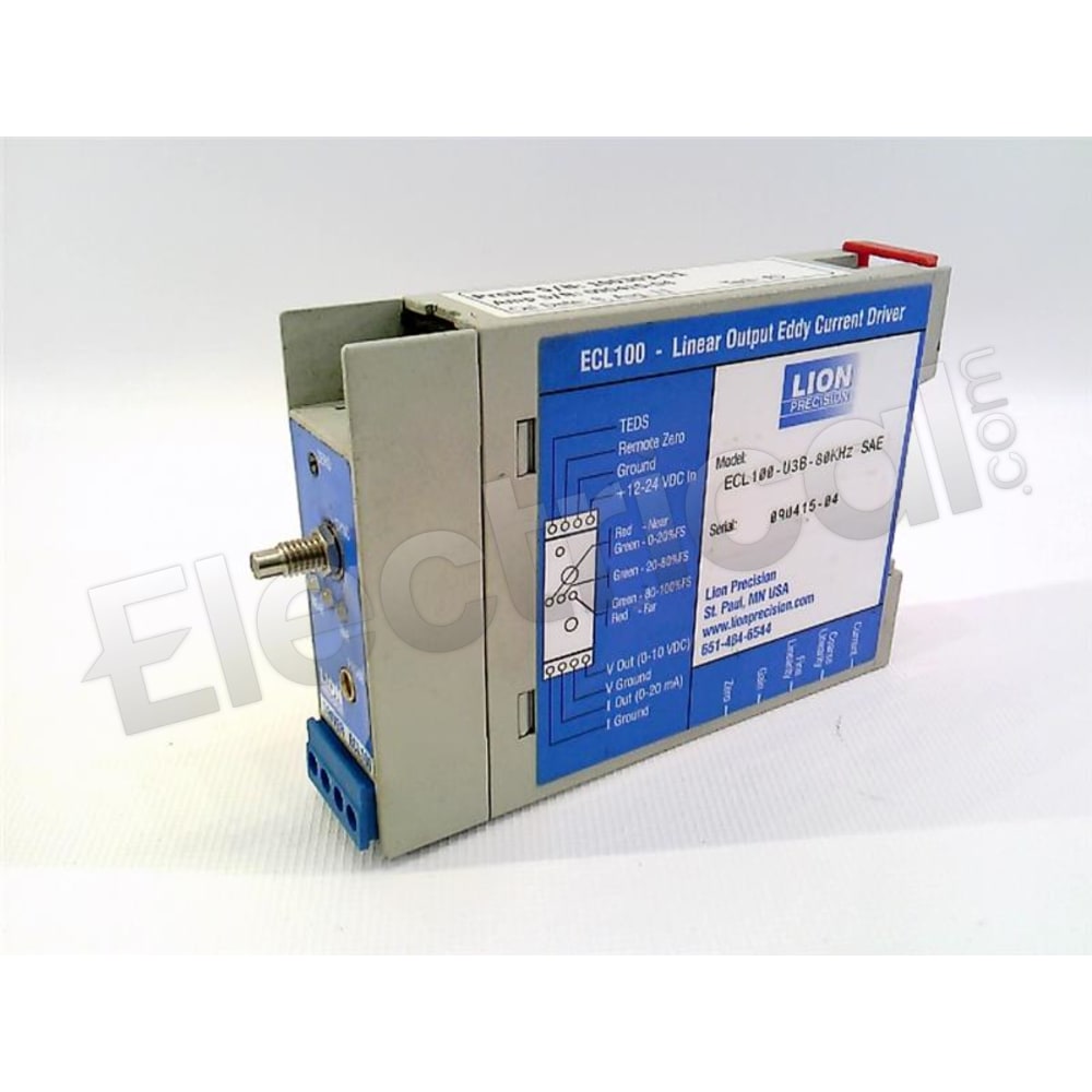 Lion Precision ECL100-U3B-80KHZ-SAE-3.0 Sensor Automation