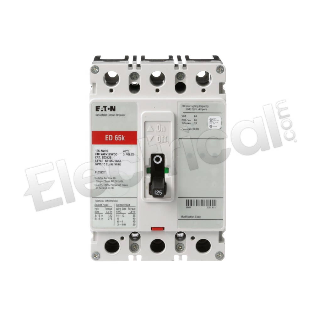 Eaton Westinghouse ED3125 Molded Case Circuit Breaker