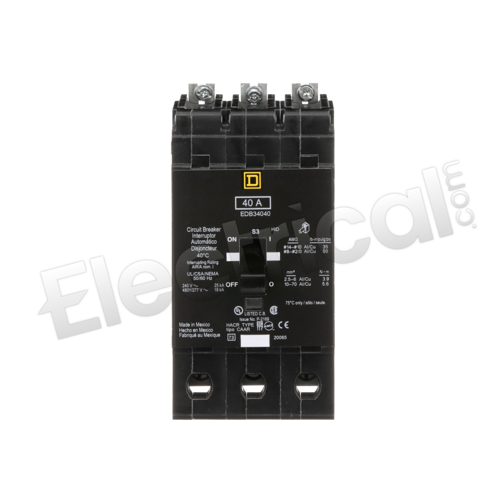 Schneider Electric Square D EDB34040 Molded Case Circuit Breaker