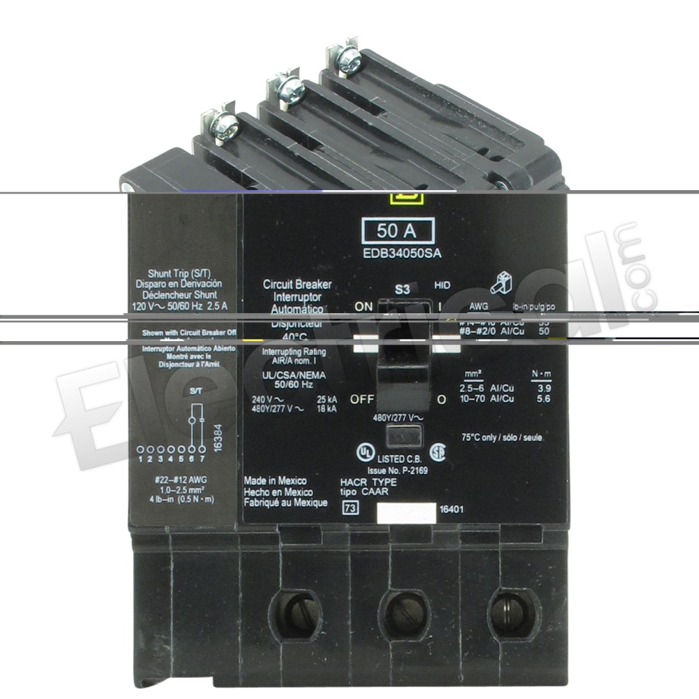 Schneider Electric Square D EDB34050SA Molded Case Circuit Breaker