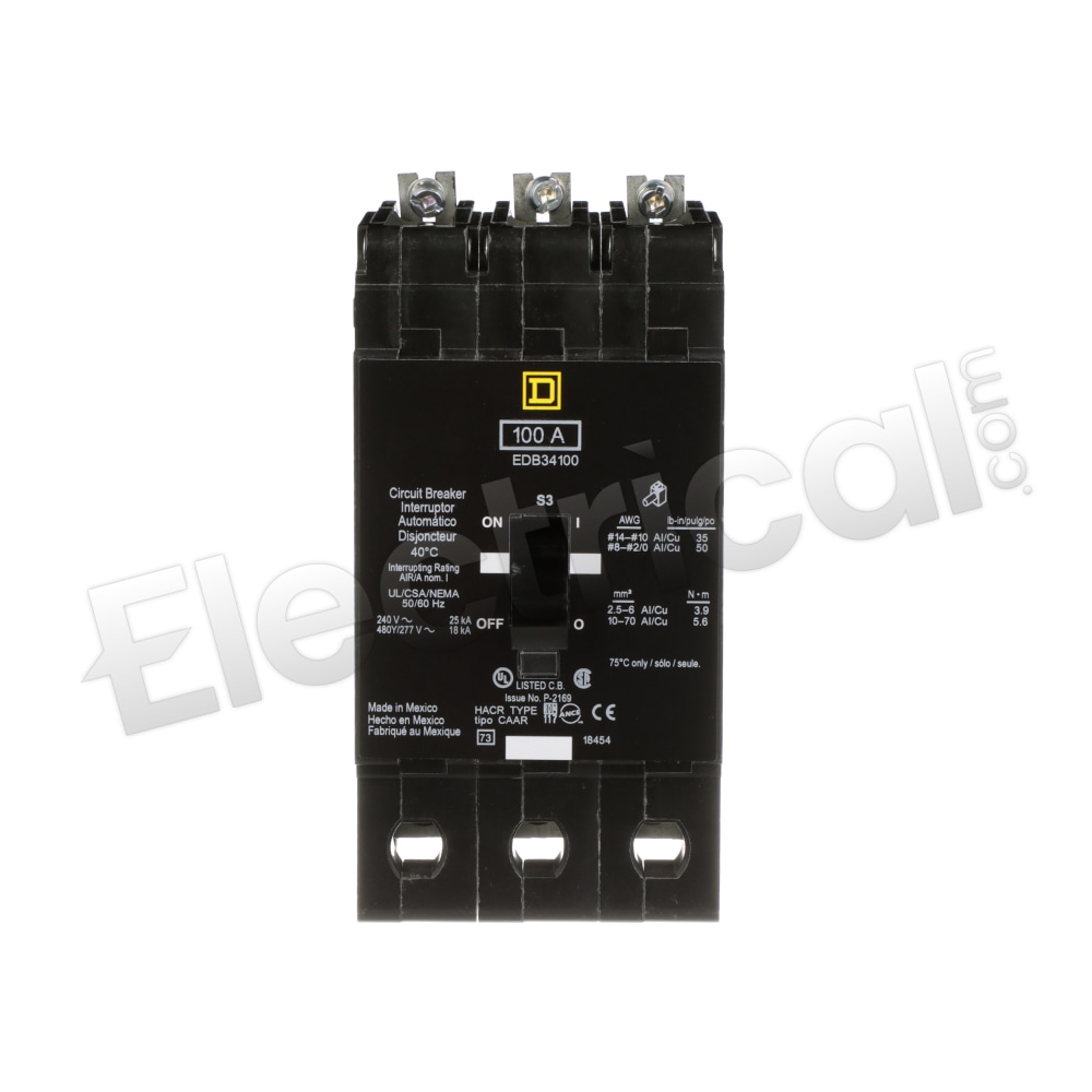 EGB34100 | Schneider Electric Molded Case Circuit Breaker