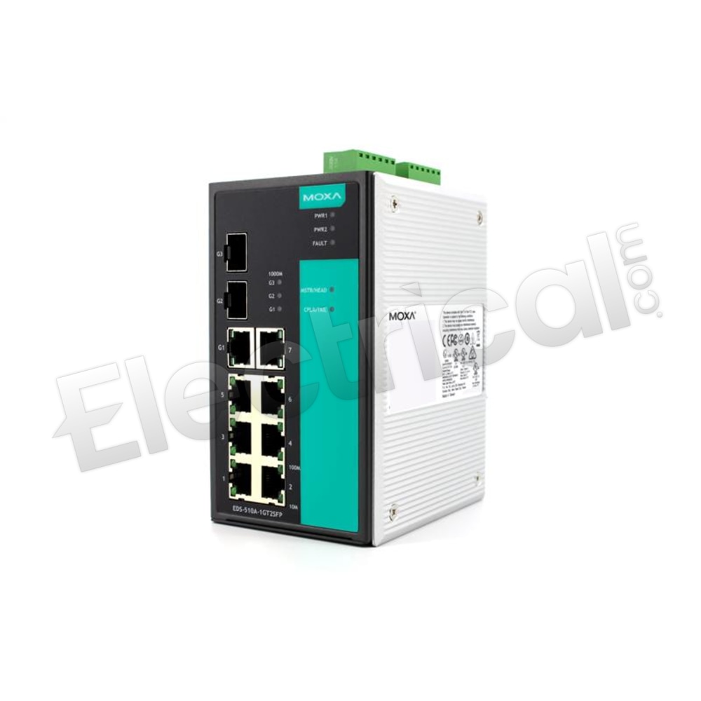 The Moxa Group EDS-510A-3GT Telecom Switcher Telecommunication