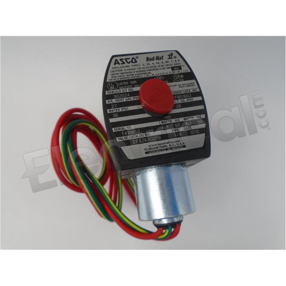 ASCO EF-8262-G038-120 Solenoid Valve Valve