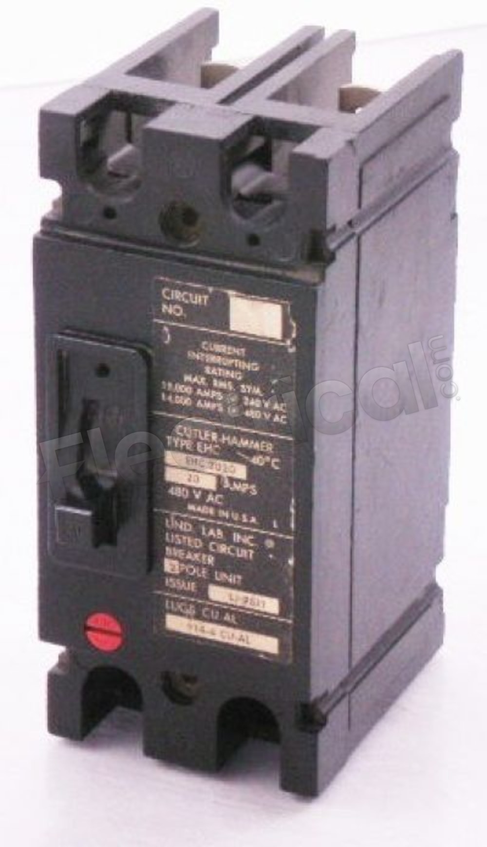 Cutler Hammer EHC2020L Molded Case Circuit Breaker