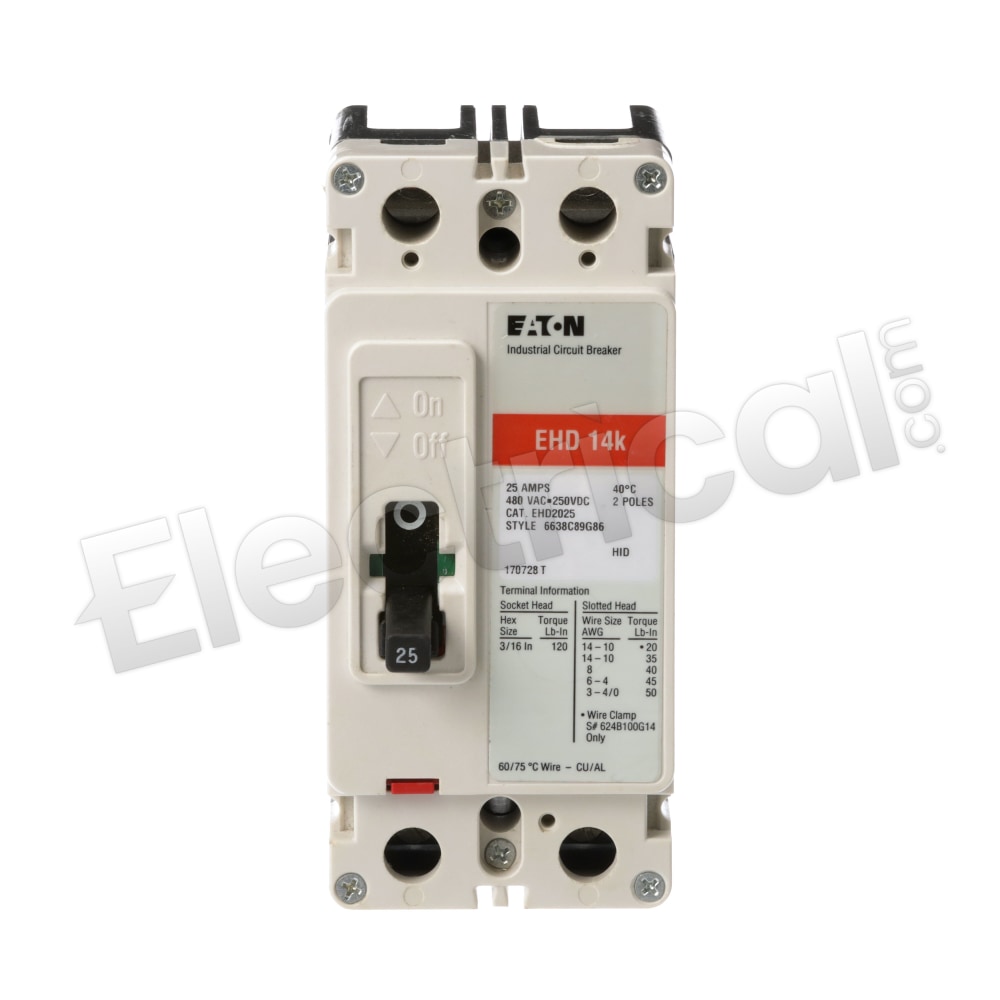 Eaton Cutler Hammer EHD2025L Molded Case Circuit Breaker