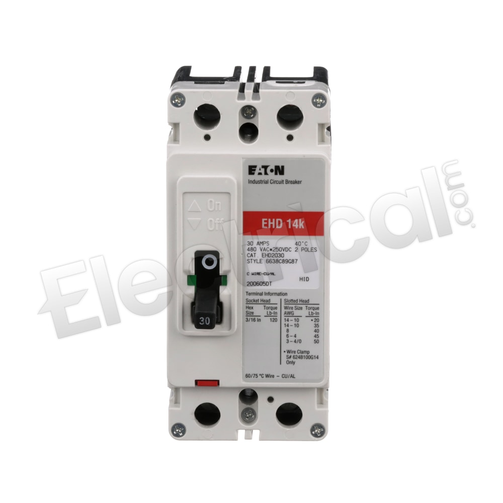 Eaton Cutler Hammer EHD2030 Molded Case Circuit Breaker