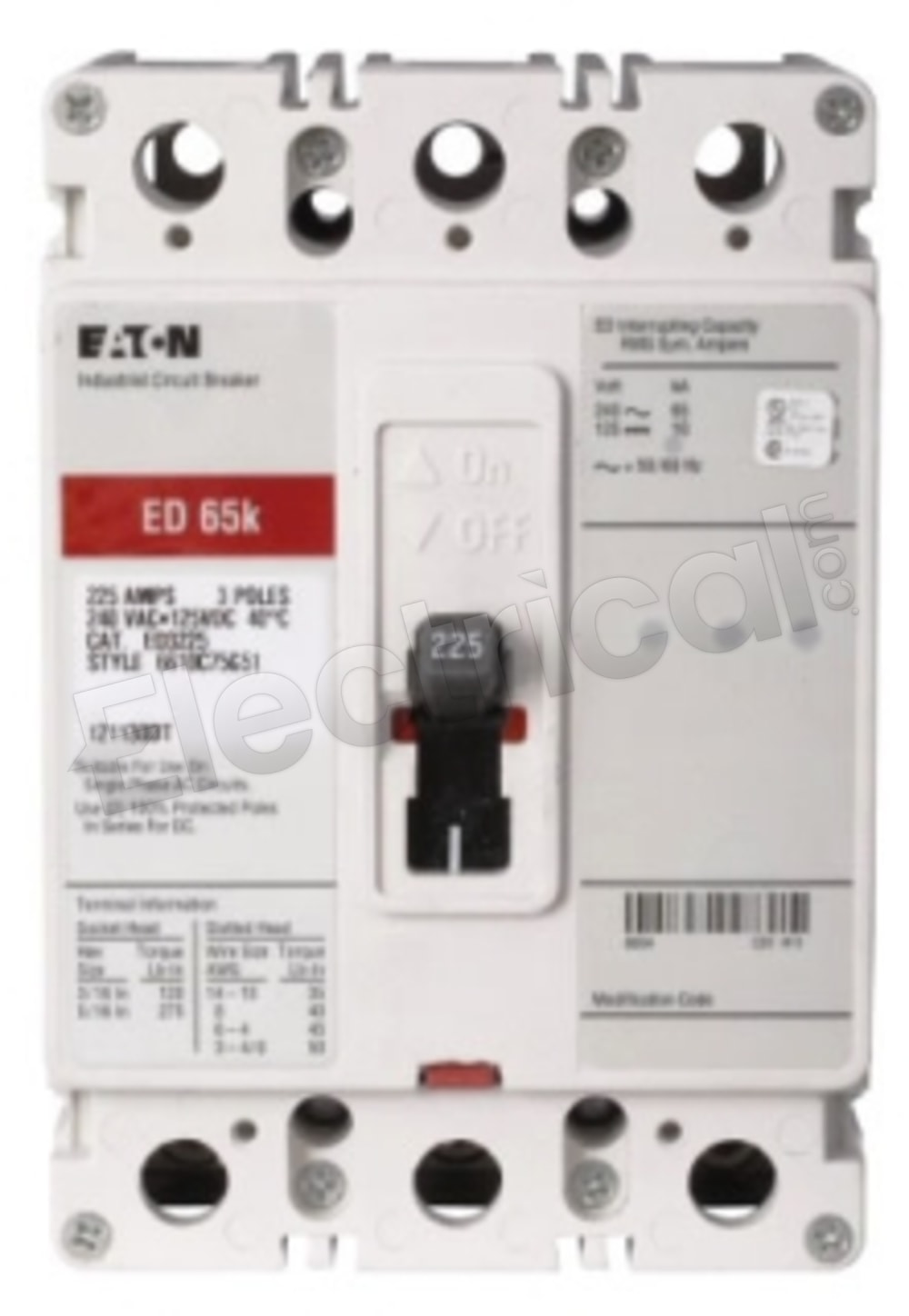 EHD3030V Westinghouse 30A 3P Series C Molded Case Circuit Breaker