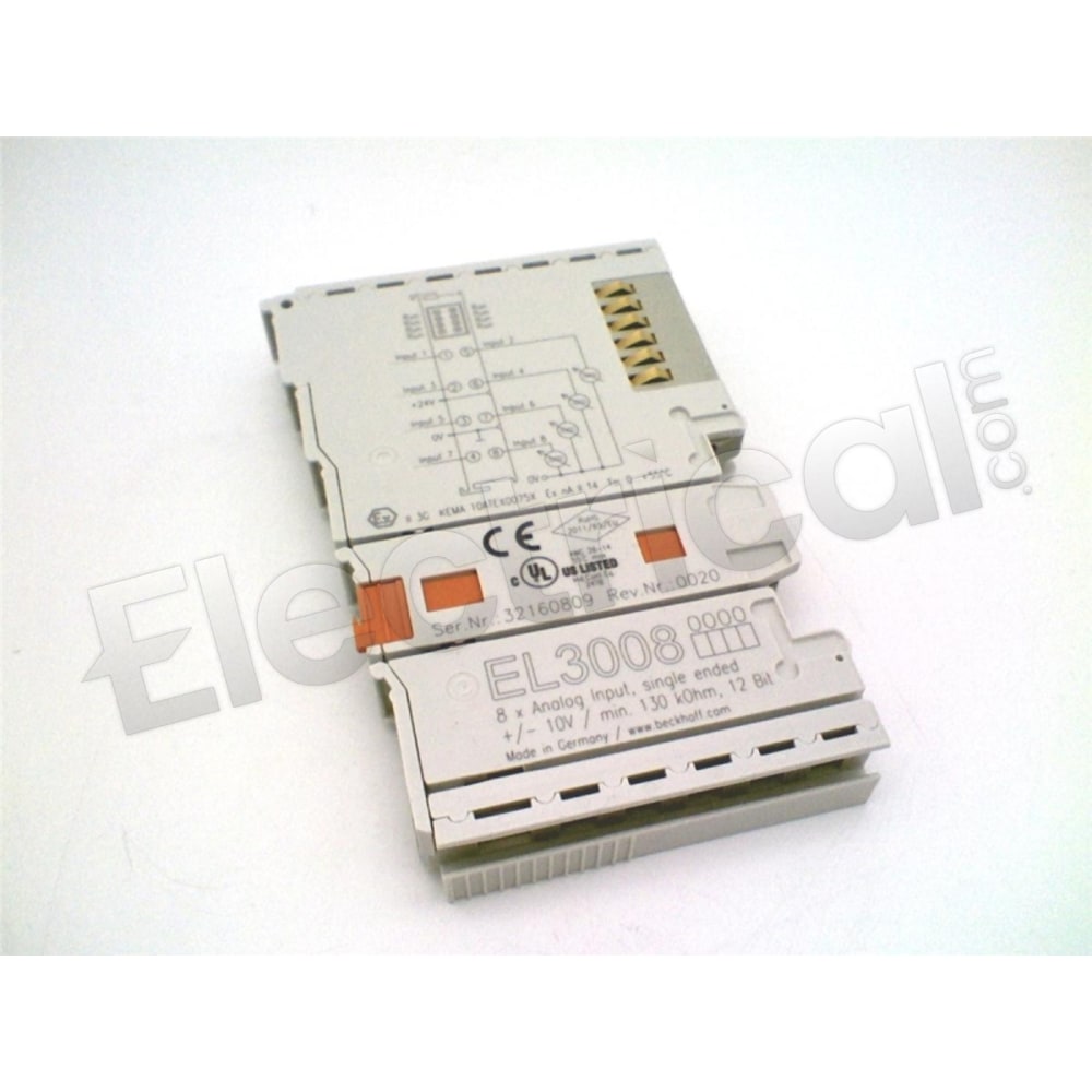 Beckhoff EL3008 PLC Programmer Automation