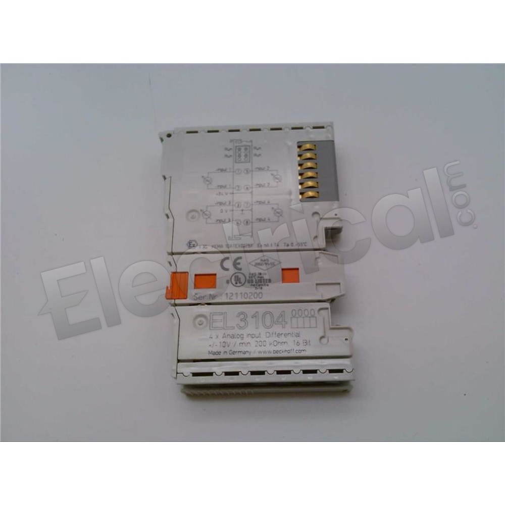 Beckhoff EL3104 PLC Programmer Automation