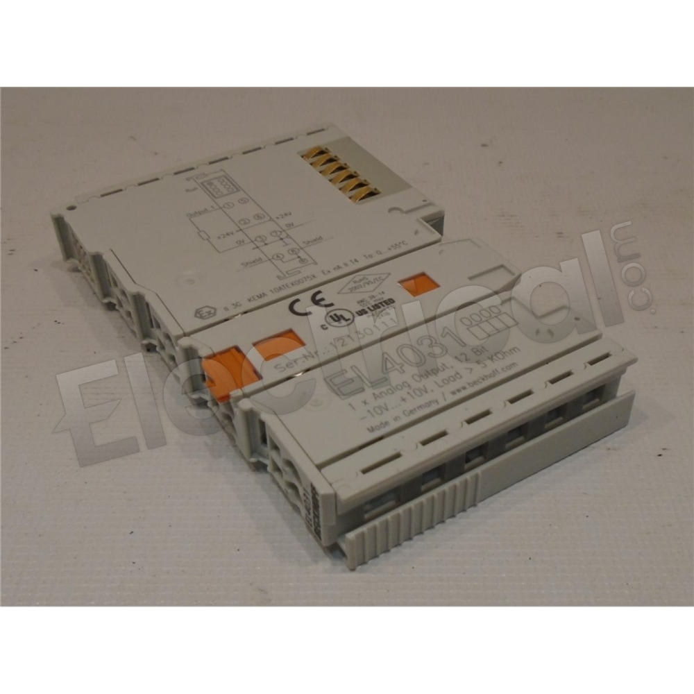 Beckhoff EL4031 PLC Programmer Automation