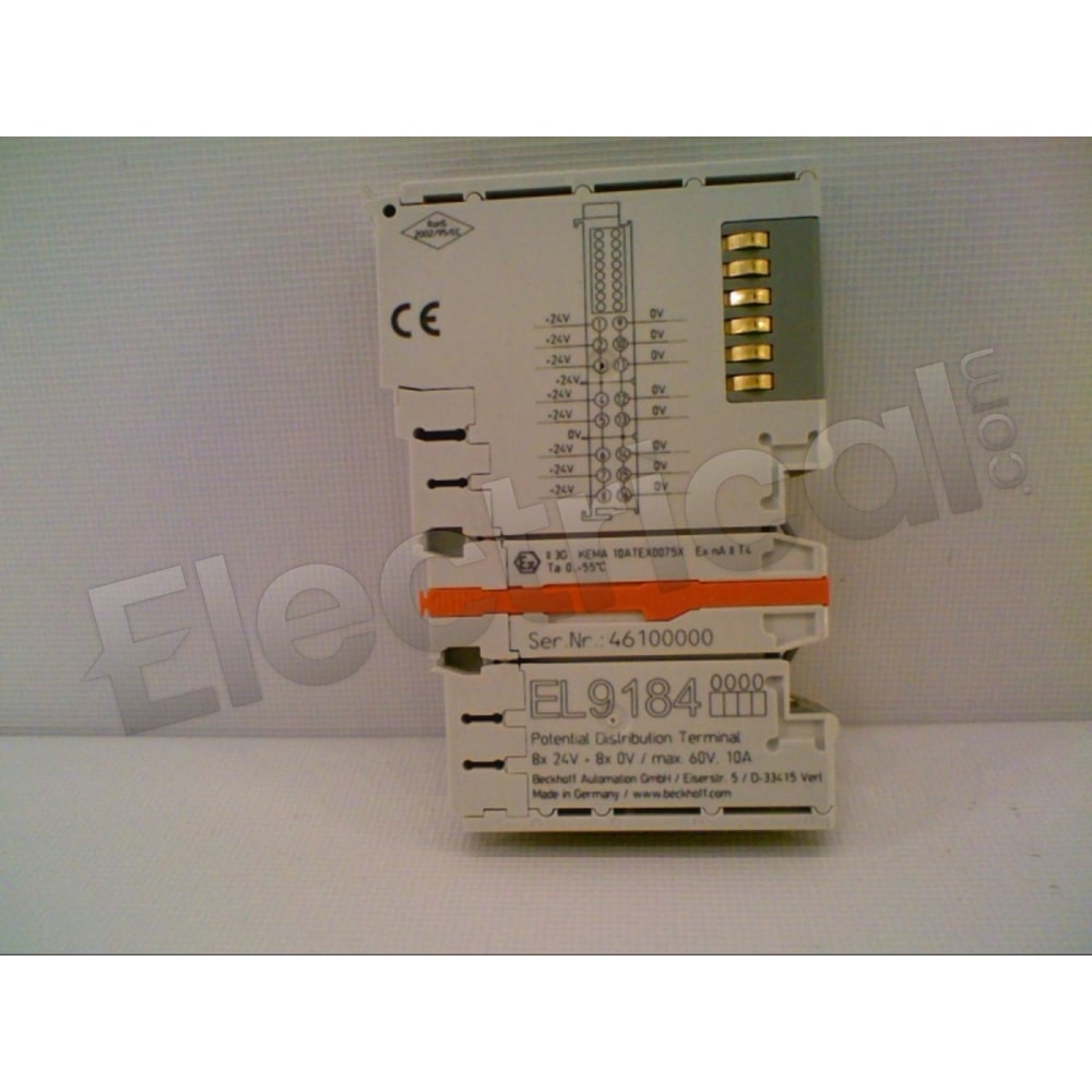 Beckhoff EL9184 PLC Programmer Automation