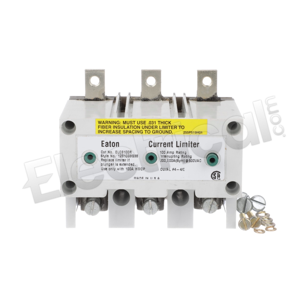 Cutler Hammer Eaton ELC3100R Part And Accessory Circuit Breaker