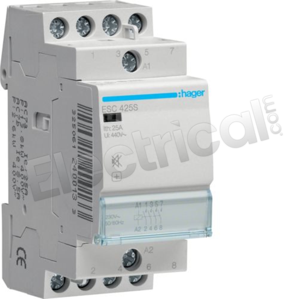 Hager ESC425S Contactor Motor Control