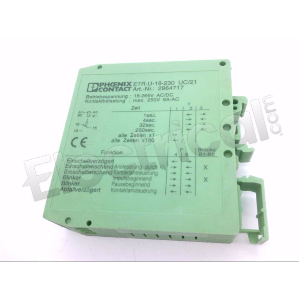Phoenix Contact ETR-U-18-230UC-21 Fuse Part And Accessory Fuse