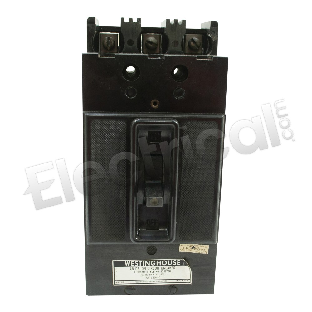 Cutler Hammer Westinghouse F3050 Molded Case Circuit Breaker