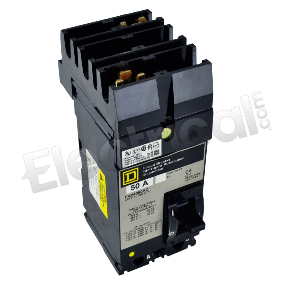 FA26050AC Square D 50A 2P I-Line Molded Case Circuit Breaker