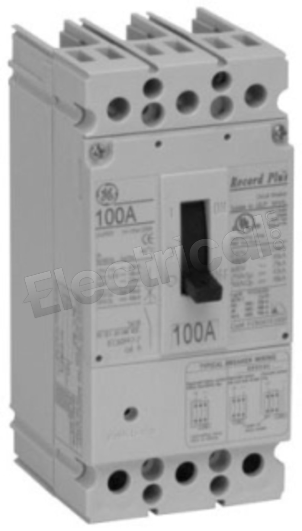 FCL326TE080R2 General Electric 80A 2P Record Plus Molded Case Circuit ...