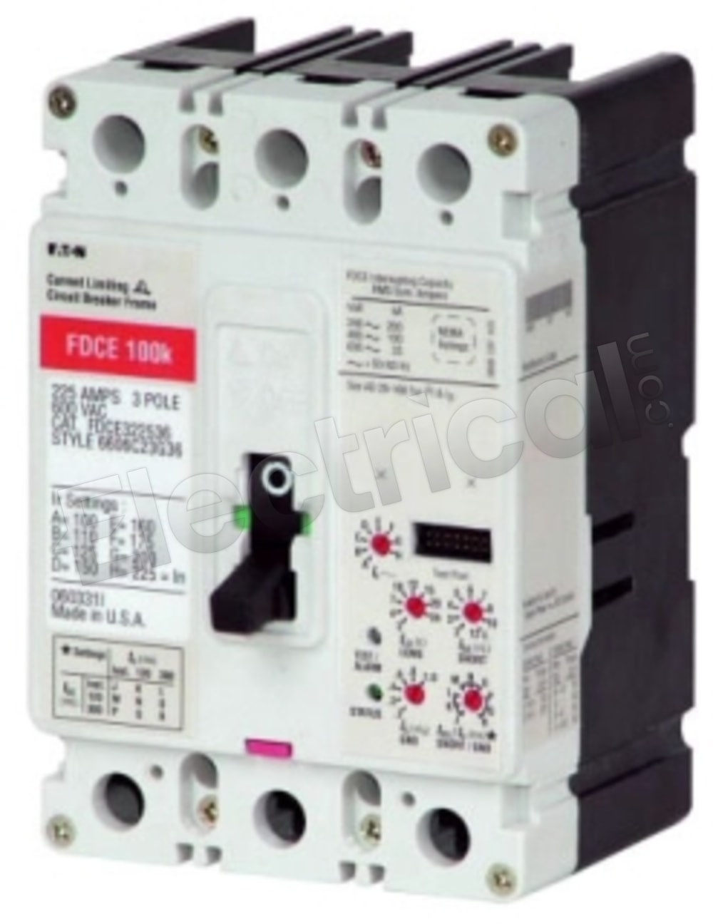 Westinghouse Cutler Hammer FDCE322533W Molded Case Circuit Breaker