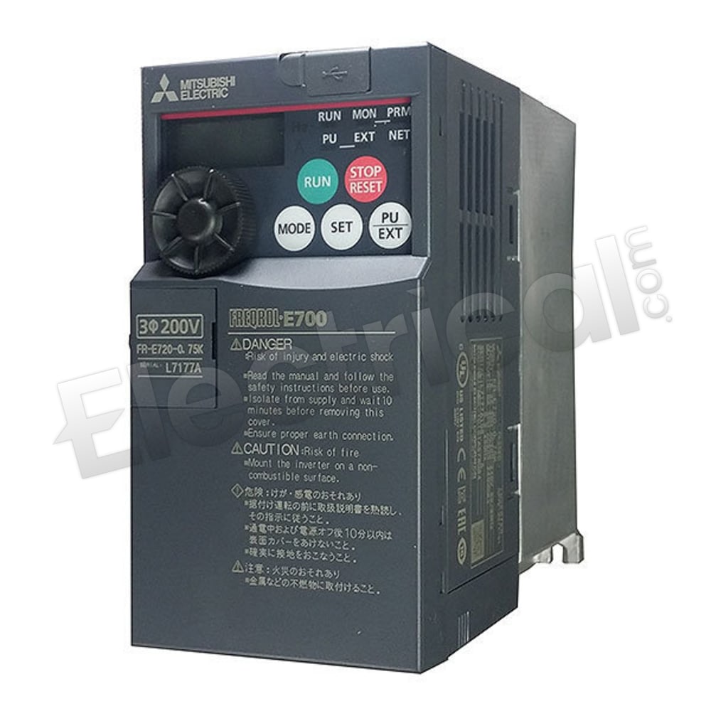 Mitsubishi FR-E720-0.75K-60 Voltage Inverter Power Supply