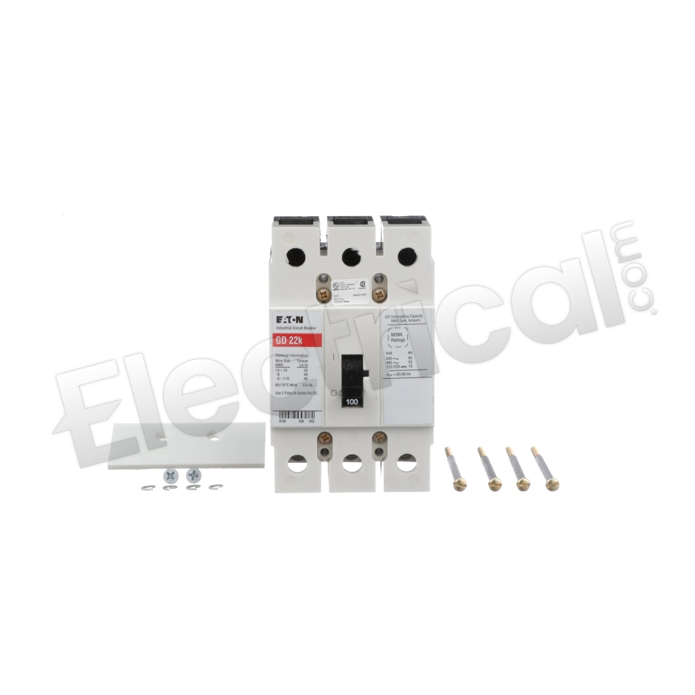 Westinghouse Cutler Hammer GD3100 Molded Case Circuit Breaker