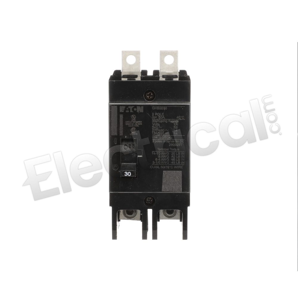 Eaton Westinghouse GHB2030 Molded Case Circuit Breaker