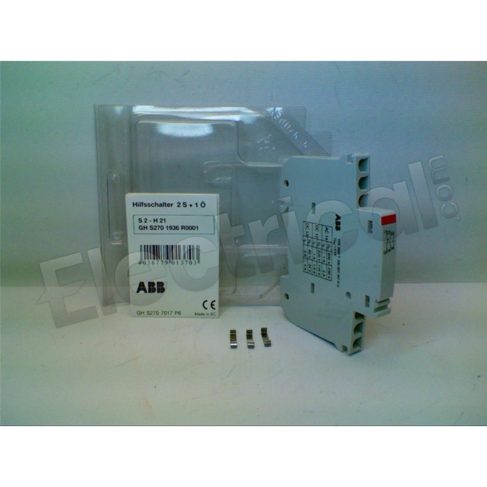 ABB GHS2701936R0001 Contactor And Motor Starter Auxiliary Motor Control